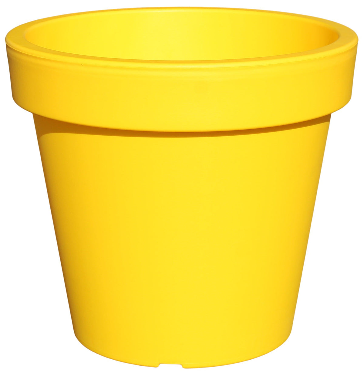 Planters Pride Aura 47.5cm Large Plastic Plant Pot Yellow/Orange 70L P ...